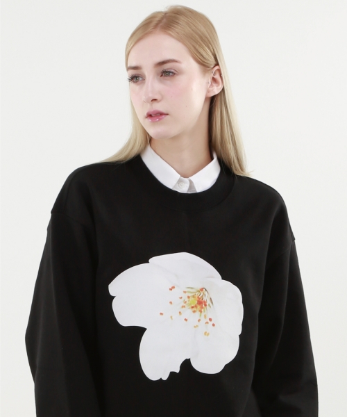MUSINSA | CPGN STUDIO [FLEECE LINING X] CHERRY BLOSSOMS SWEATSHIRT