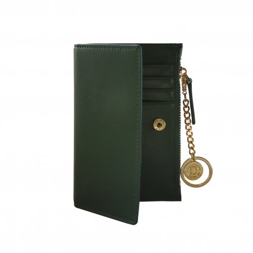 MUSINSA | D.LAB [Constellation Keyring] Coin Card Wallet - Green