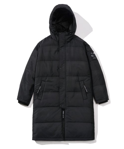 그루브라임(GROOVE RHYME) LONG PADDING JUMPER (BLACK) [GPD001F43BK] - 사이즈 ...