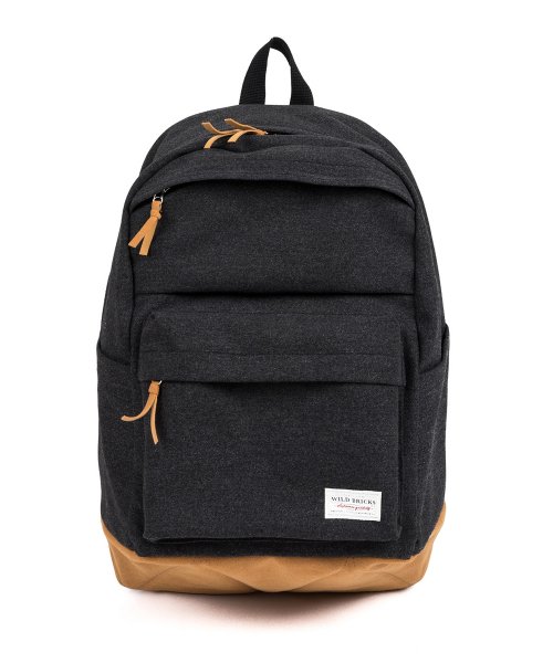 MUSINSA | WILD BRICKS CANVAS UMB BAG (black)