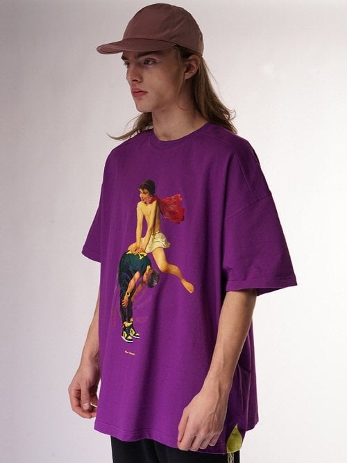 2113 스튜디오(2113 STUDIO) SUPER TIME TELEPORT T SHIRTS PURPLE - 사이즈 & 후기 | 무신사