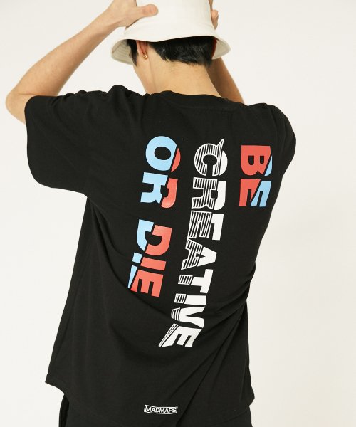 매드마르스(MADMARS) OBLIQUE T-SHIRTS_BLACK - 27,300원 | 무신사 스토어