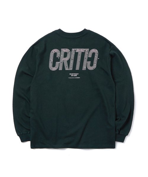 크리틱(CRITIC) MAZE LOGO LONG SLEEVE T-SHIRT(FOREST GREEN)_CTOGARL02UG1 ...