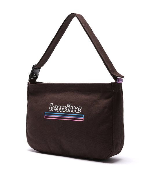 MUSINSA | LEMINE Retro Midrogo Messenger (Brown)