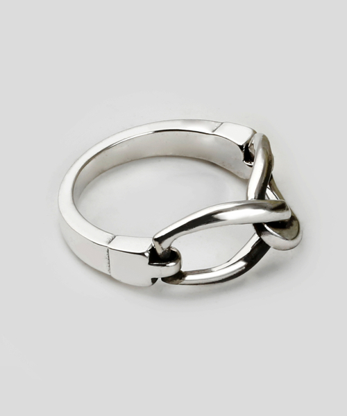 MUSINSA | SHOVEOFF [Silver 925] SVR-#S610 Loop Connection Ring