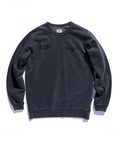 에스피오나지(ESPIONAGE) ESP Pigment Sweat Shirt Black - 사이즈 & 후기 | 무신사