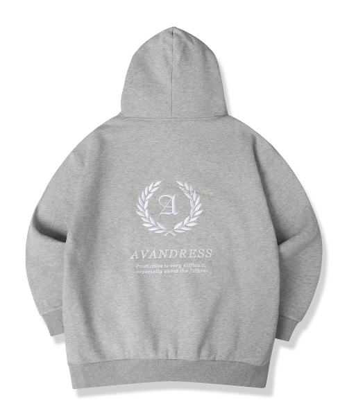 어반드레스(AVANDRESS) UNISEX LAUREL OVERSIZED HOODIE GREY - 사이즈 & 후기 | 무신사