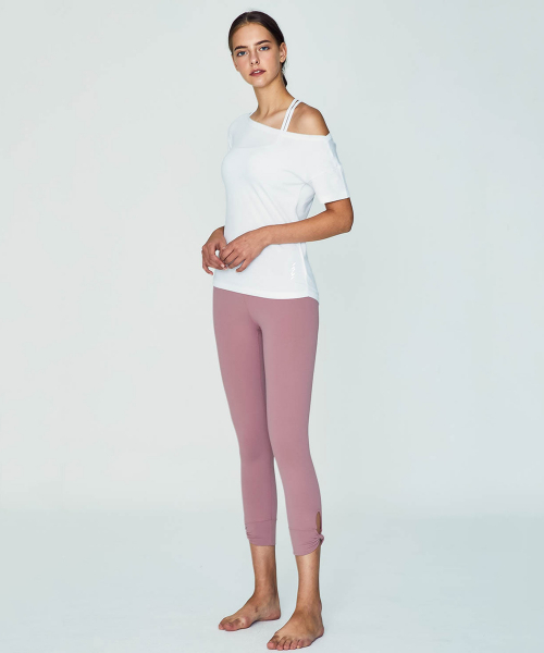 MUSINSA | INJIACTIVE TWIST tights valet pink