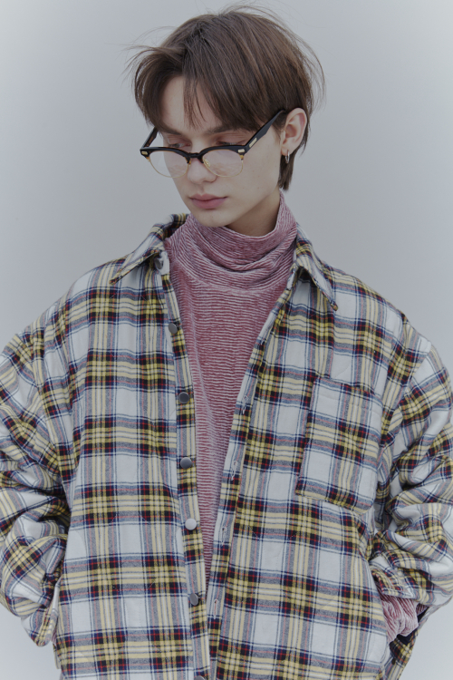 MUSINSA | ORDINARY PEOPLE Yellow Check Quilting Jacket