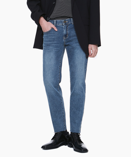 로에일 포 맨(LOEIL FOR MEN) LM014 슬림 스트레이트 데님 - 사이즈 & 후기 | 무신사