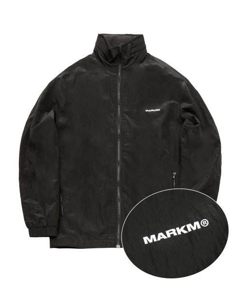 MUSINSA | MARKM M Sports Logo Wind Jacket BK