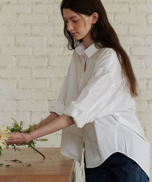 MUSINSA | ANDNEEDS Loose Over Shirt (White)