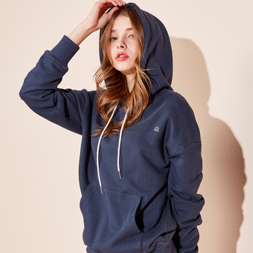 MUSINSA | AKIII CLASSIC Icon Logo Hoodie Navy