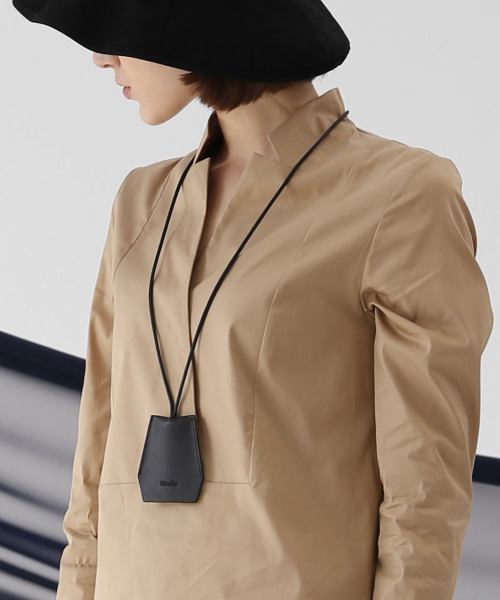 MUSINSA | UNDERCONTROL STUDIO NECKLACE KEY RING / M BLACK