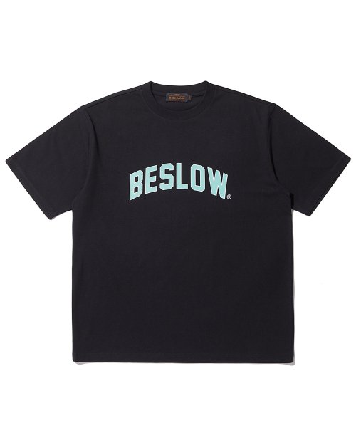 MUSINSA | BESLOW [ORIGINALS] BESLOW ARC LOGO T-SHIRT_BLACK