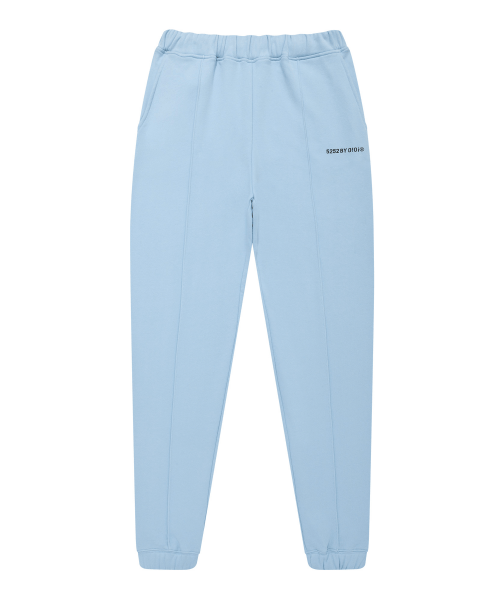 MUSINSA | OIOICOLLECTION 5252 BASIC LOGO PANTS_skyblue