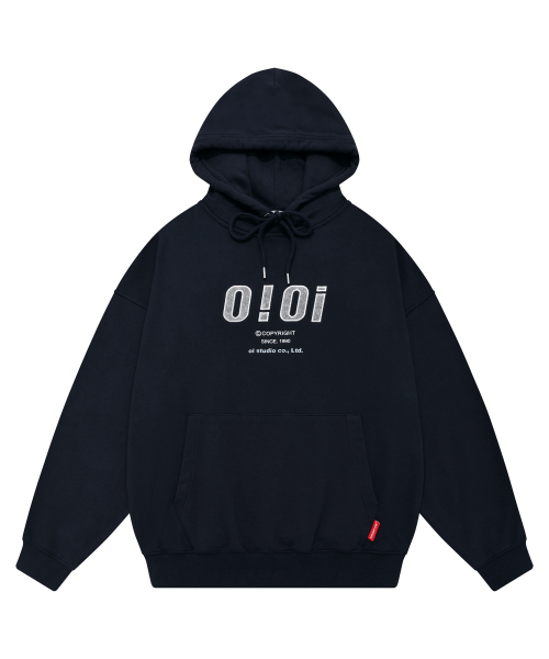 오아이오아이 컬렉션(OIOI COLLECTION) 2020 SIGNATURE HOODIE_navy - 사이즈 & 후기 | 무신사