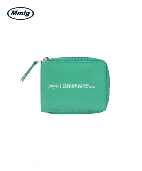 MUSINSA | MMLG [Mmlg] MMLG LEATER WALLET (EMERALD GREEN)