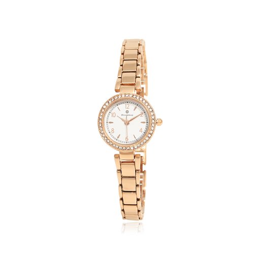 MUSINSA | OST Dream and Lucky Cheer Cubic Round Rose Gold Women's Metal ...