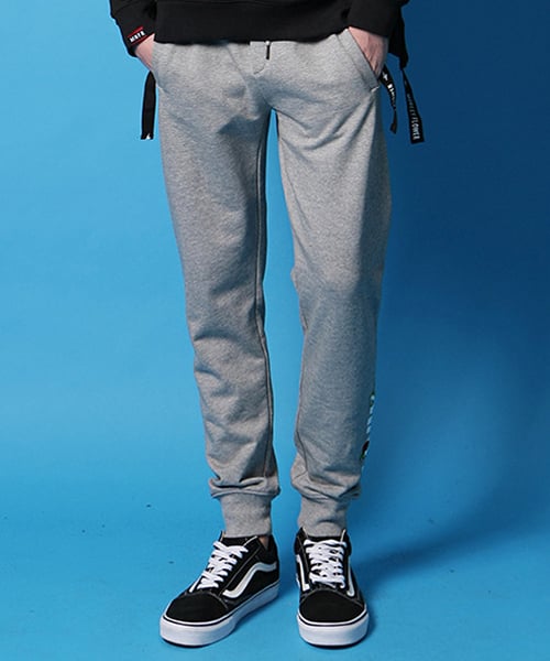 MUSINSA | Monkey Flower Common point pants MELANGE GRAY / MF0WTP03U87