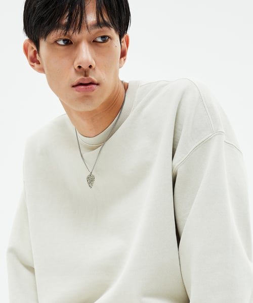 MUSINSA | SOVERMENT 980G Pigment Sweatshirt -Sand Beige-