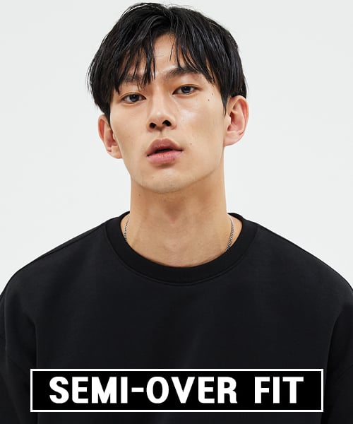 MUSINSA | SOVERMENT 950G 11TH SWEATSHIRT-DEEP BLACK-[SEMI-OVERFIT]