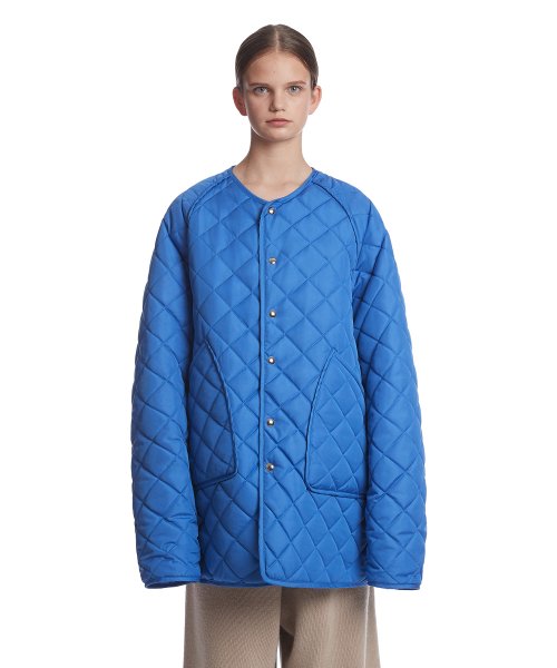 트렁크프로젝트(TRUNK PROJECT) Quilted Jacket_Blue - 사이즈 & 후기 | 무신사
