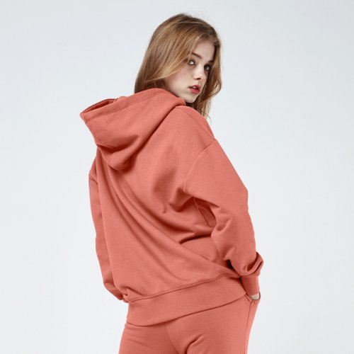 MUSINSA | AKIII CLASSIC Icon Logo Hoodie Sweet Orange