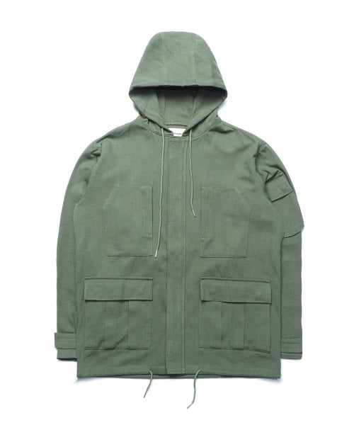 MUSINSA | QT8 GARMENTS ND Cotton Field Jacket (Khaki)