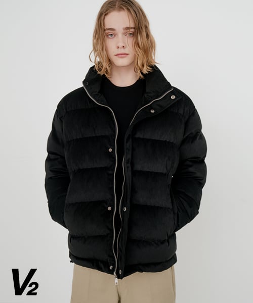 MUSINSA | VTWO 0033 CORDUROY PADDING JUMPER_BLACK