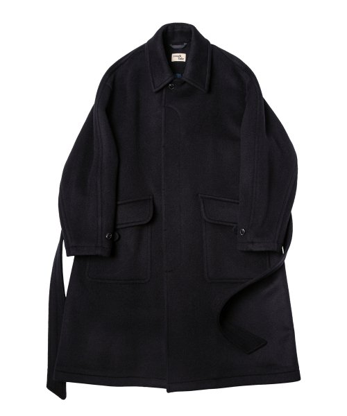 MUSINSA | ROUGH SIDE rover coat navy