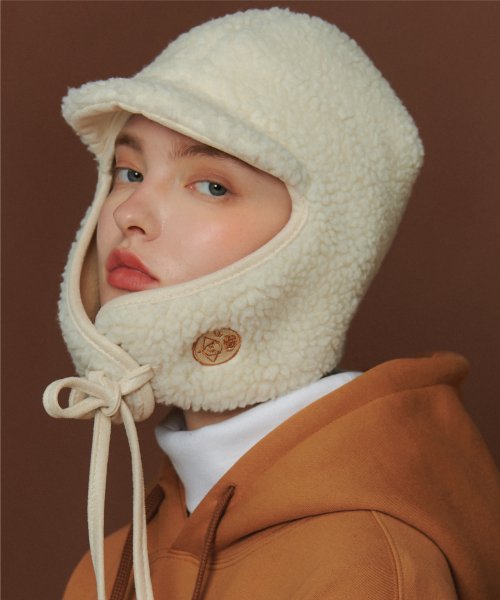 MUSINSA | CPGN STUDIO FLEECE EAR FLAP TROOPER CREAM
