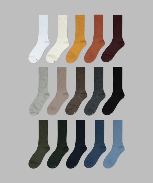 일오공칠(IL-O-GONG-CHIL) [5PACK] 1507 유니섹스 컬러 트라우져 삭스 - 컬러선택형 - 사이즈 & 후기 | 무신사