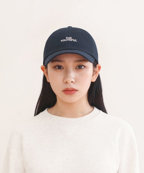 MUSINSA | BUTDEEP TY Cotton Twill Curve Cap - Navy