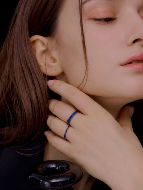 MUSINSA | MACIER Libro Ring (Black Silver)