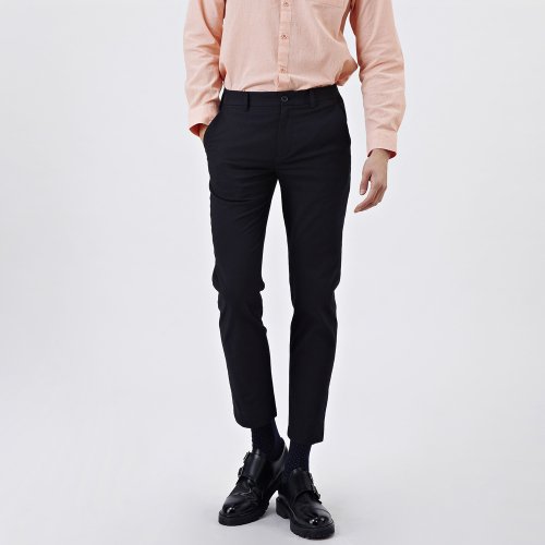 MUSINSA | CHASECULT Men's Linen Like Side Banding Slacks-ABRK2213C03