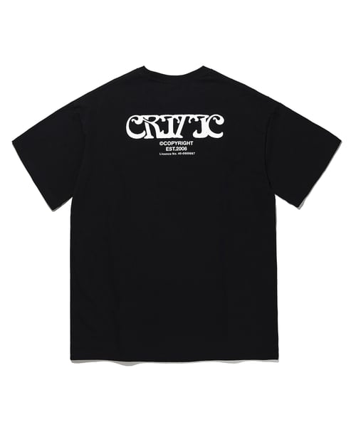 MUSINSA | CRITIC ETHNIC LOGO SHORT SLEEVE T-SHIRT BLACK