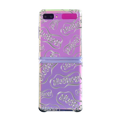 MUSINSA | NCOVER ORIGINAL 3D SPACE LOGO-CLEAR(Z Flip-Transparent)
