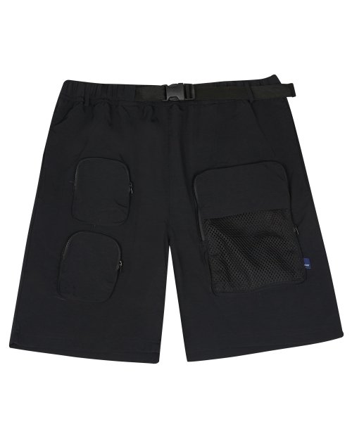 에스이에스티(S'EST) UTILITY POCKET SHORT PANTS - BLACK - 사이즈 & 후기 | 무신사
