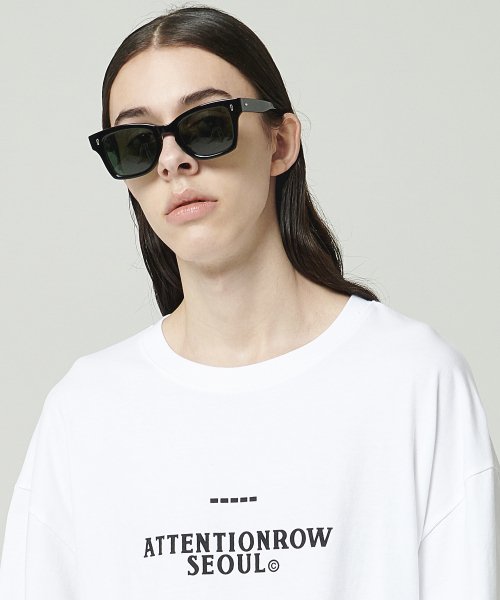 MUSINSA | ATTENTIONROW 21S6N019 SOFT COTTON FLOWER ARTWORK SEMI-OVERSIZED SHORT SLEEVE T-SHIRT ...