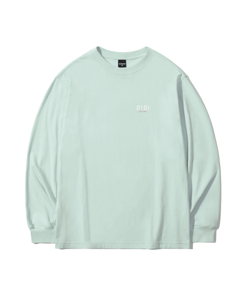 오아이오아이 컬렉션(OIOI COLLECTION) BASIC LOGO LONG SLEEVE T-SHIRTS [MINT ...