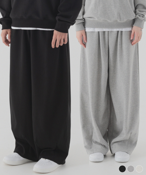 피아네르(PIANER) [2 PACK] 에센셜 벌룬 스웨트팬츠 (3color) - 사이즈 & 후기 | 무신사