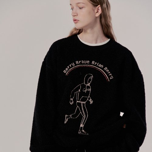 브라이언베리(BRIAN BERRY) BERRYMAN SIGNATURE SET-UP TEE_BLACK - 사이즈 & 후기 | 무신사