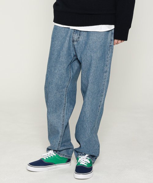 MUSINSA | TAKEASY GIANT FIT DENIM PANTS (LIGHT INDIGO)
