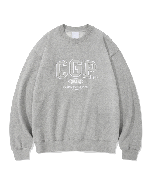 MUSINSA | Codegraphy CGP ARCH LOGO CREWNECK_GRAY