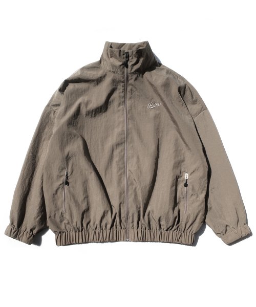 MUSINSA | PIECEMAKER NYLON TRACK JACKET (KHAKI OLIVE)