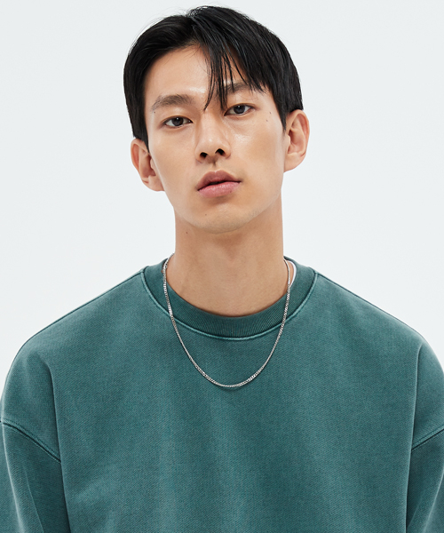 MUSINSA | SOVERMENT 980G Pigment Sweatshirt -Bespoke Green-