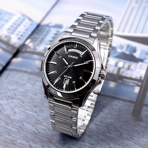 카시오(CASIO) 남성 패션 메탈 시계 MTP-1370D-1A1 - 후기 | 무신사