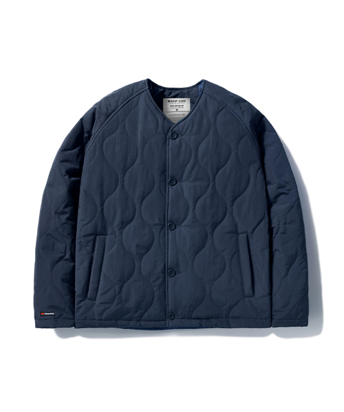 MUSINSA | FLUKE 3M Thinsulate Quilted Padding Jacket Navy FPJ201