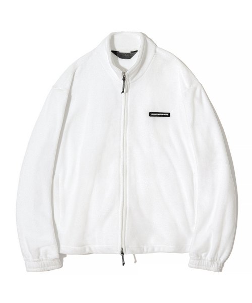 MUSINSA | SECONDMONO COZY TRACK ZIP UP JACKET FLEECE IVORY COOSJK023F.IVORY